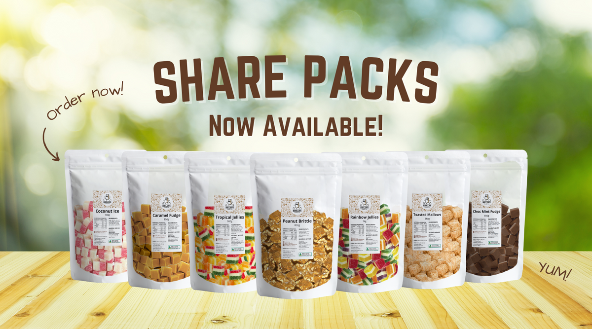 Share Packs — Kellys Candy Co.