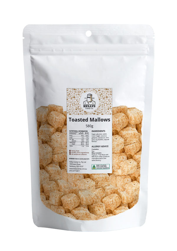 Kellys Candy Co. Toasted Mallows 580g Share Pack